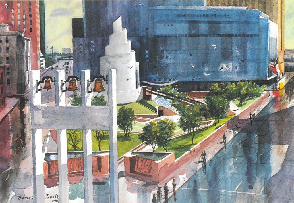 Donald Mitchell print high res scan cropped | Dallas Arts District